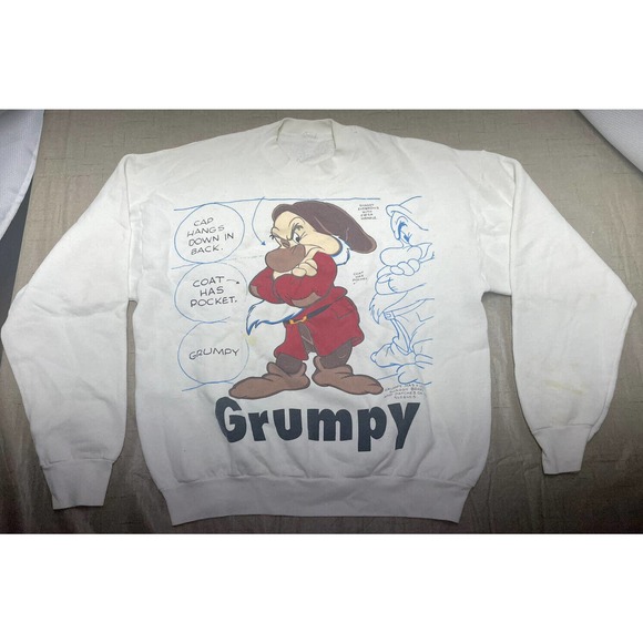 Disney Vintage | Sweaters | Vintage Disney Snow White Grumpy Sweatshirt | Poshmark